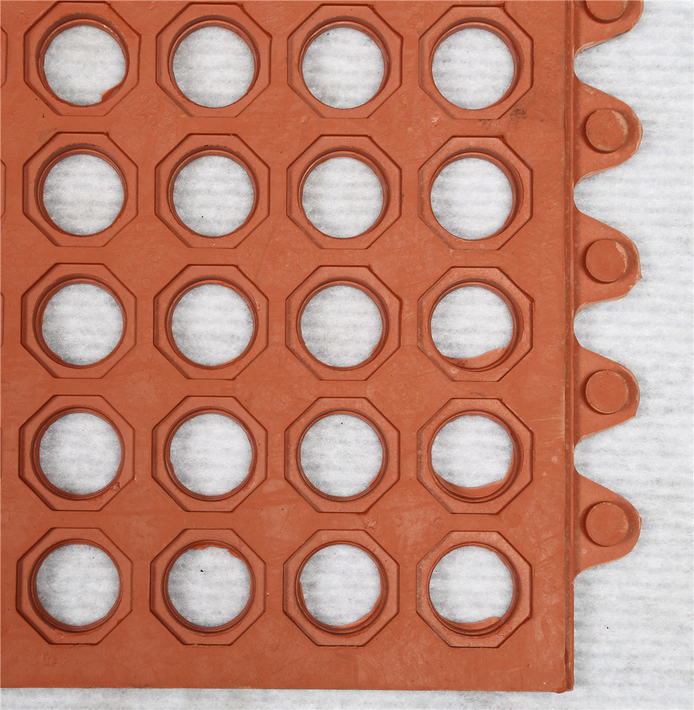 Various Anti-slp Drainage Hollow Rubber Mat