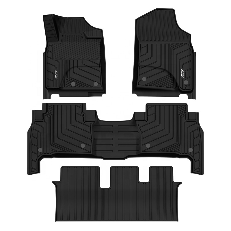 4 Pcs Rubber TPE Car Floor Mats