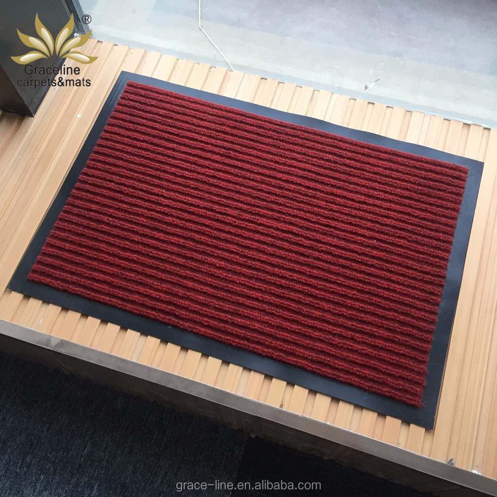 Custom Pvc Double Stripe Door Mat