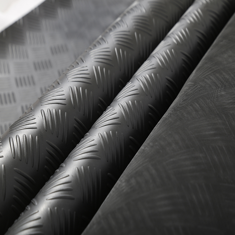 Anti slip checker rubber flooring mats